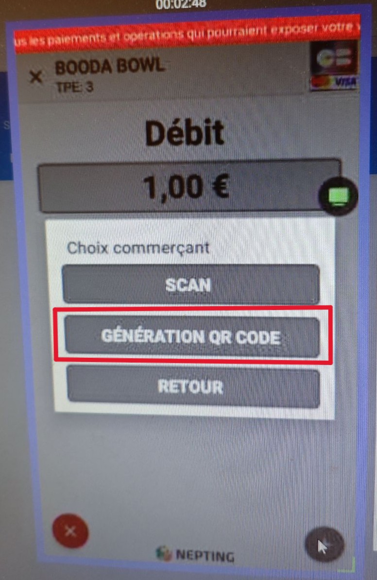 Paiement avec chèque ANCV sur TPE PAX et Sunmi ( Cheques-Vacances ...